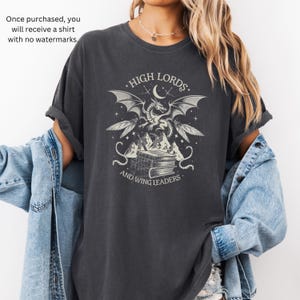 High Lords and Wing Leaders Shirt Comfort Colors Acotar Merch Fourth ...