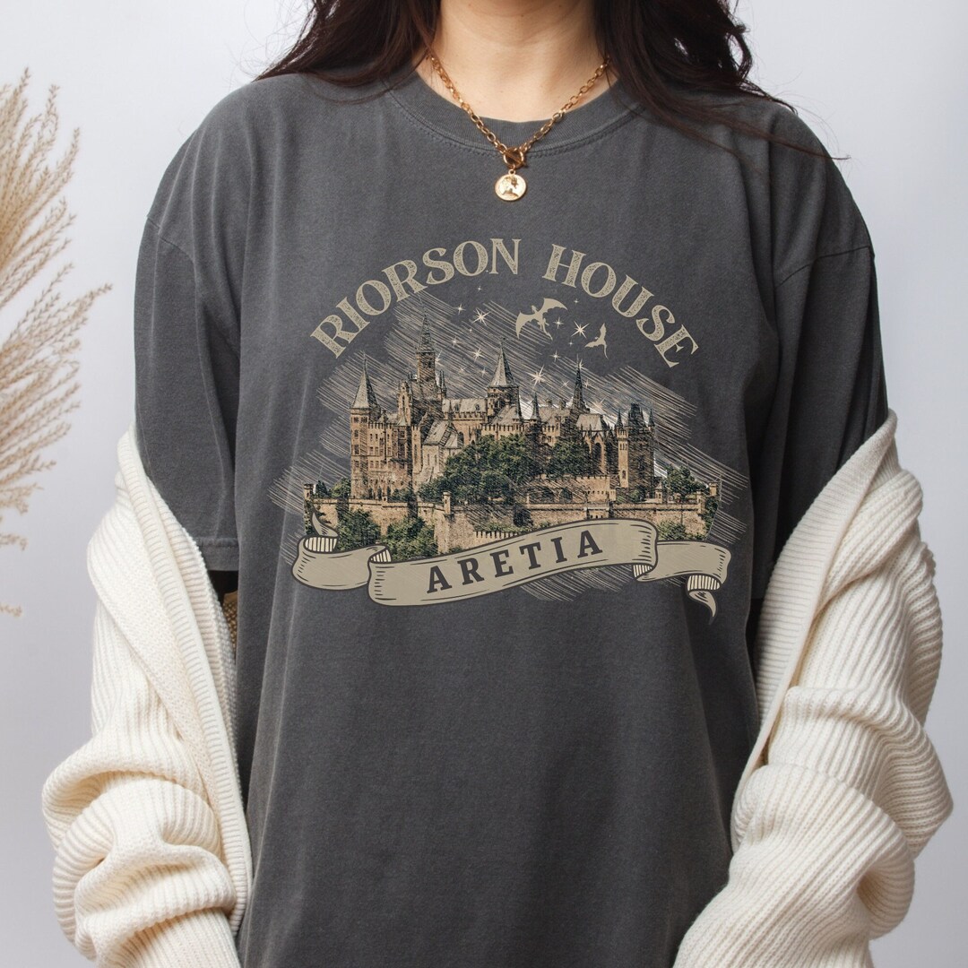 Riorson House Aretia Comfort Colors Bookish Shirt Fourth Wing Iron ...