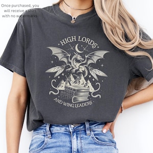 High Lords and Wing Leaders Shirt Comfort Colors Acotar Merch Fourth ...