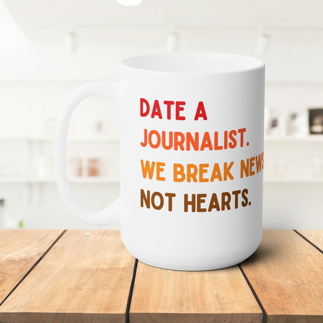 Journalist Mug Journalism Cup Funny Gift for Journalist Gag Gifts for ...