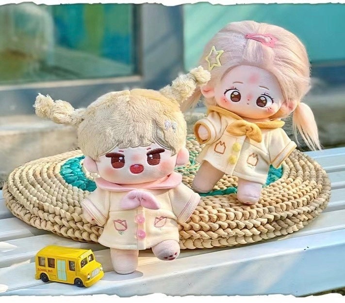 3colors 20cm Plush Doll Jacket Cotton Doll Clothing Coat - Etsy