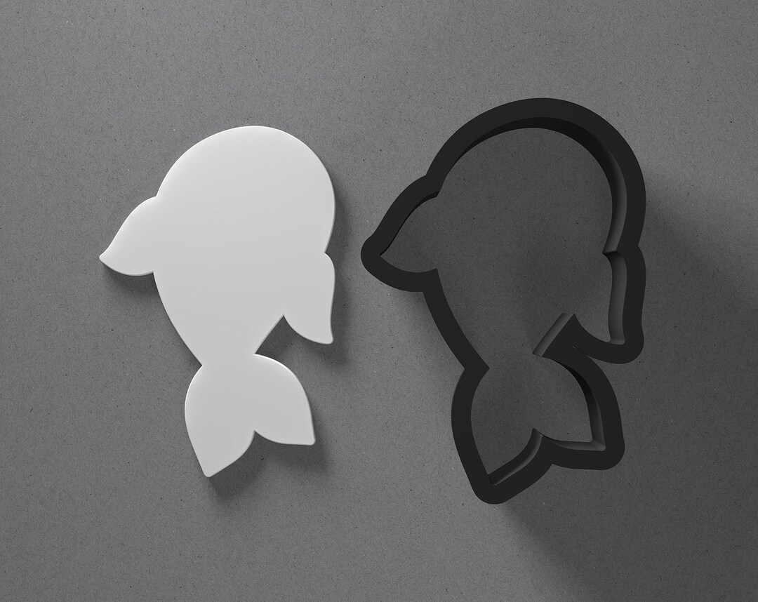 Koi Fish Nishikigoi Polymer Clay Earring & Cookie Cutter, Pottery Tool ...