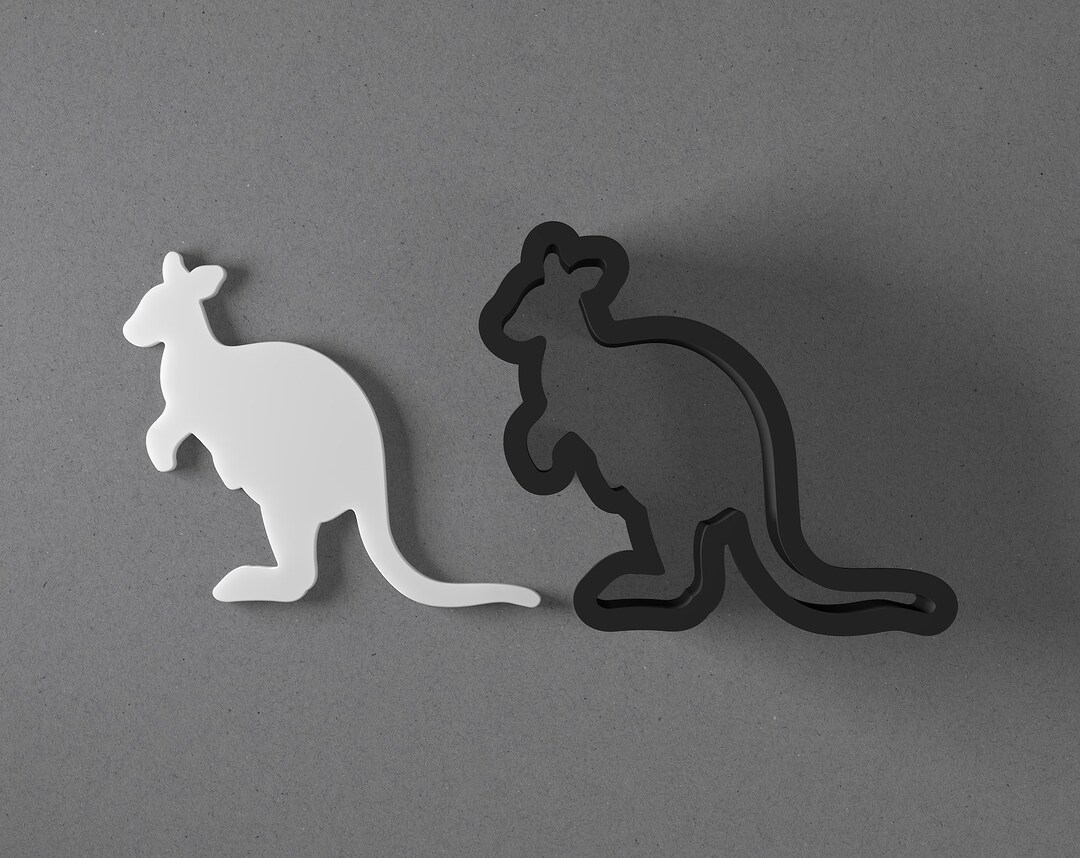 Kangaroo Polymer Clay Cutter With Sharp Tapered Edge, Earring and ...