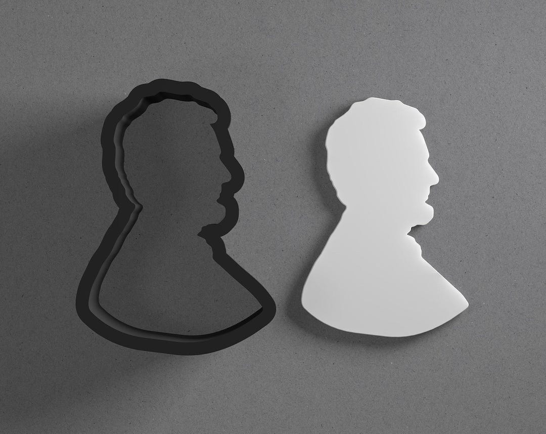 President Abraham Lincoln Polymer Clay Earring & Cookie Cutter, Pottery ...