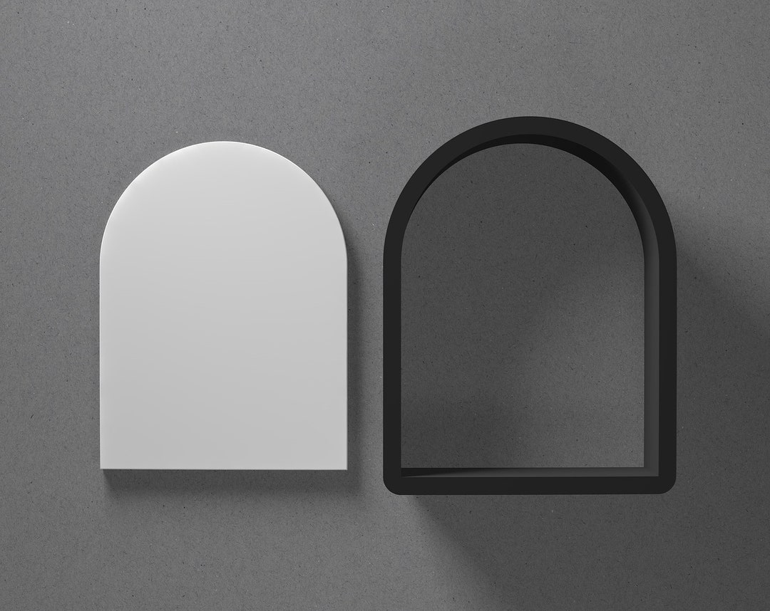 Alabaster Window Arch Polymer Clay Cutter With Sharp Tapered Edge ...