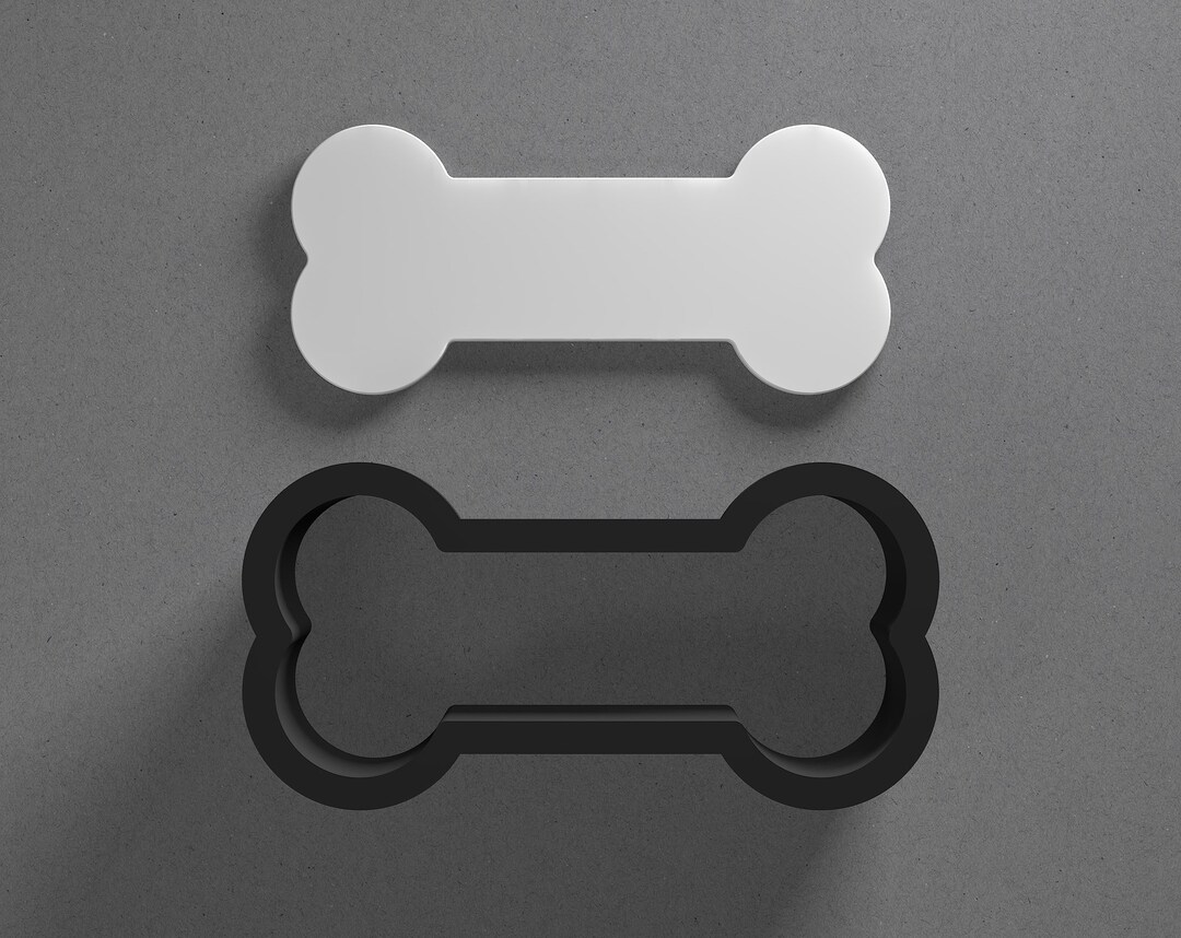 Dog Bone Polymer Clay Cutter With Sharp Tapered Edge, Earring and ...