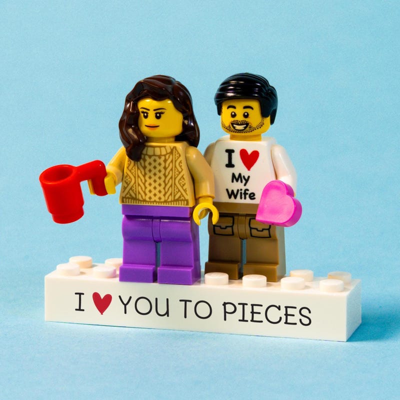 Couple Keychain Figure - Etsy
