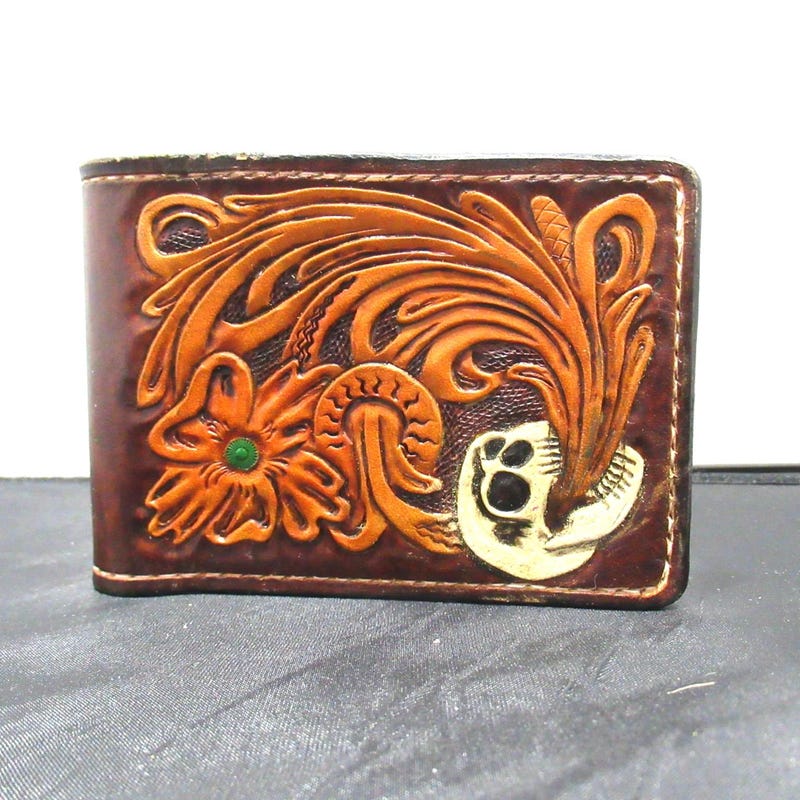 Skull Wallet - Etsy