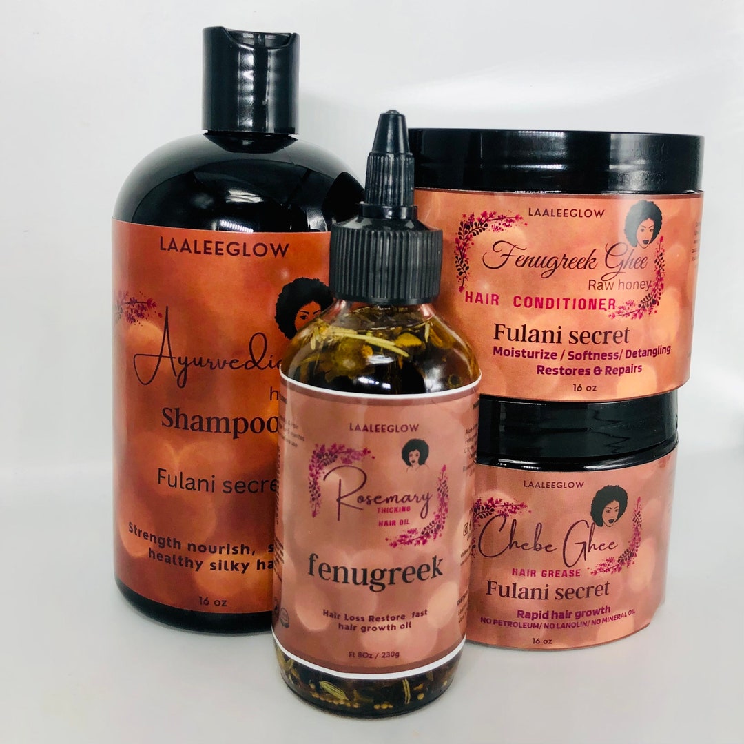 Control Hair Falls Combo Kit, Shampoo + Conditioner +chebe Hair Grease ...