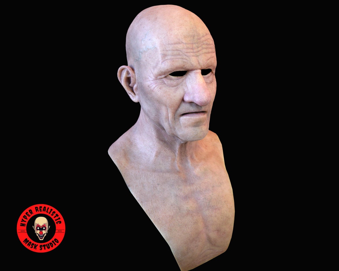 Old Man Mask Silicone Mask Cosplay Mask Realistic Silicone Etsy
