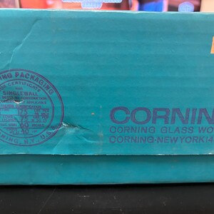 1960-1961 Vintage Corning Ware 1 & 1/2 Qt Casserole Dish and Lid Blue ...