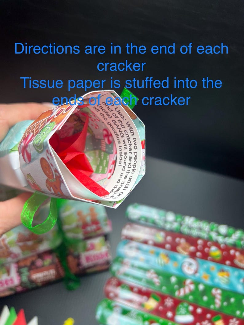 Kids Christmas Crackers -prefilled Set of 6 - Etsy