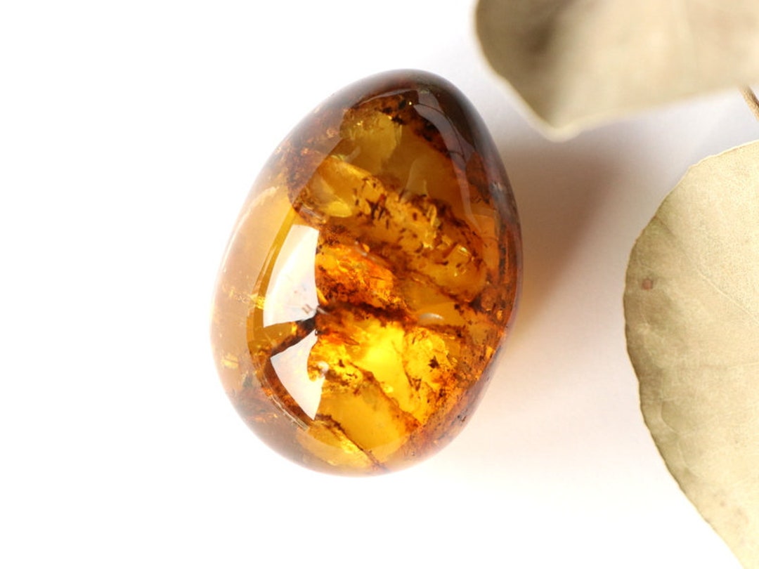 Massive Raw Amber Stone, Natural Baltic Stone, Polished Amber, Gem ...
