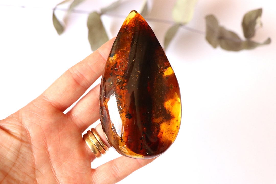 Massive Baltic Amber Stone, Natural Amber Stone, Polished Amber ...