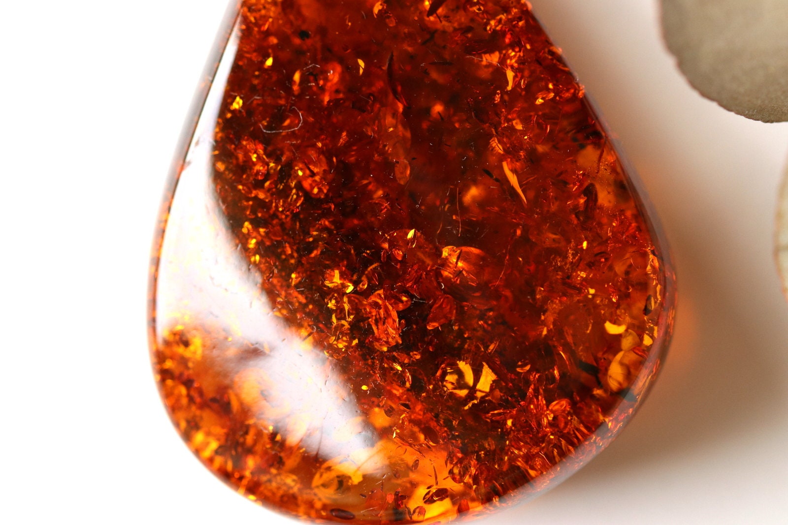 Massive Baltic Amber Pendant Drop Large Orange Amber Pendant - Etsy