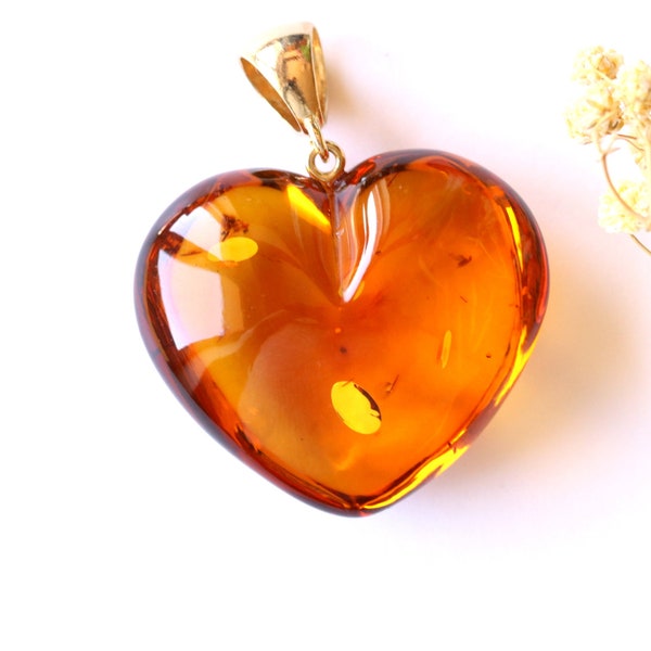Amber Pendant - Etsy