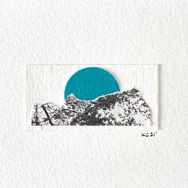 Paper Collage Wall Art - Etsy