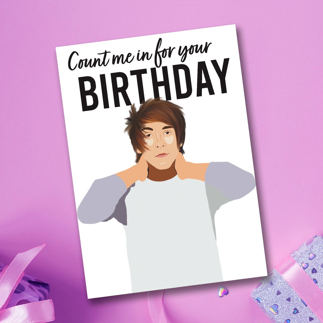 All Time Low Birthday Card Dear Maria Count Me in Sad - Etsy