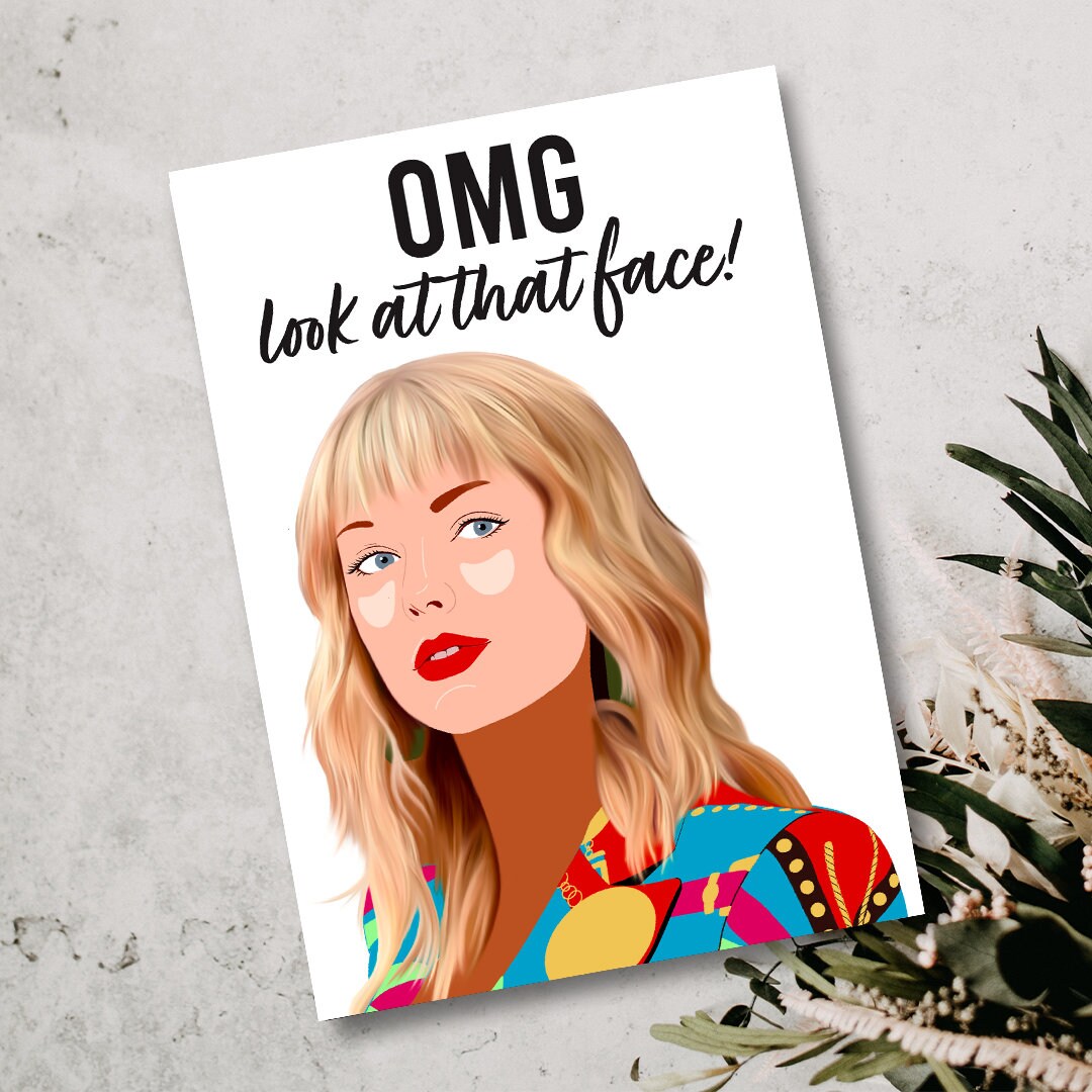 Taylor Swift Anniversary Card | Blank Space | Sad Time Card Co | Pop ...