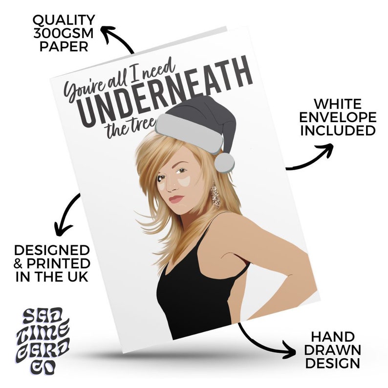 Wham Anniversary Card Last Christmas Sad Time Card Co Pop Punk Band ...