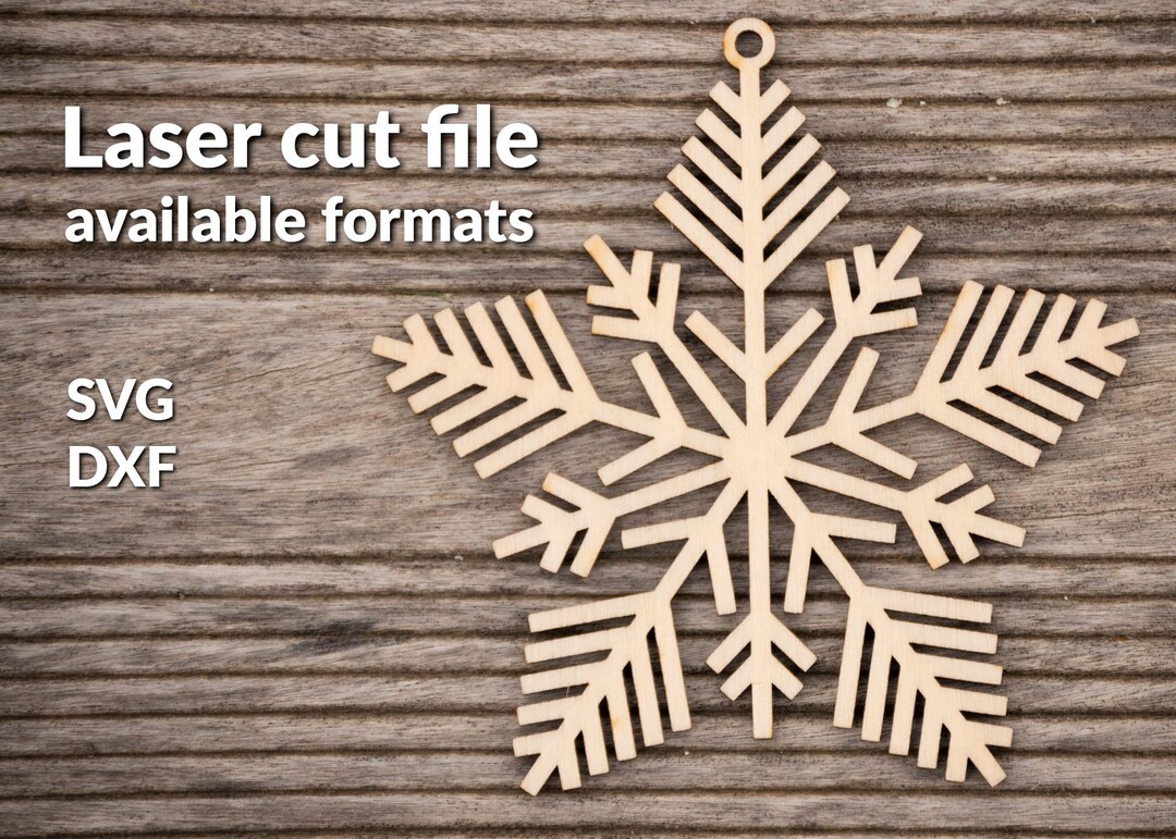 Snowflake Svg Laser Cut File, Christmas Svg, Snowflakes Christmas Tree ...