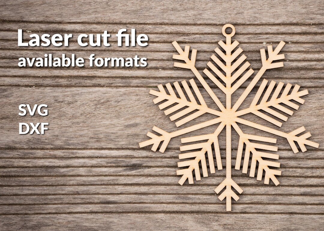 Snowflake Svg Laser Cut File, Christmas Svg, Snowflakes Christmas Tree ...