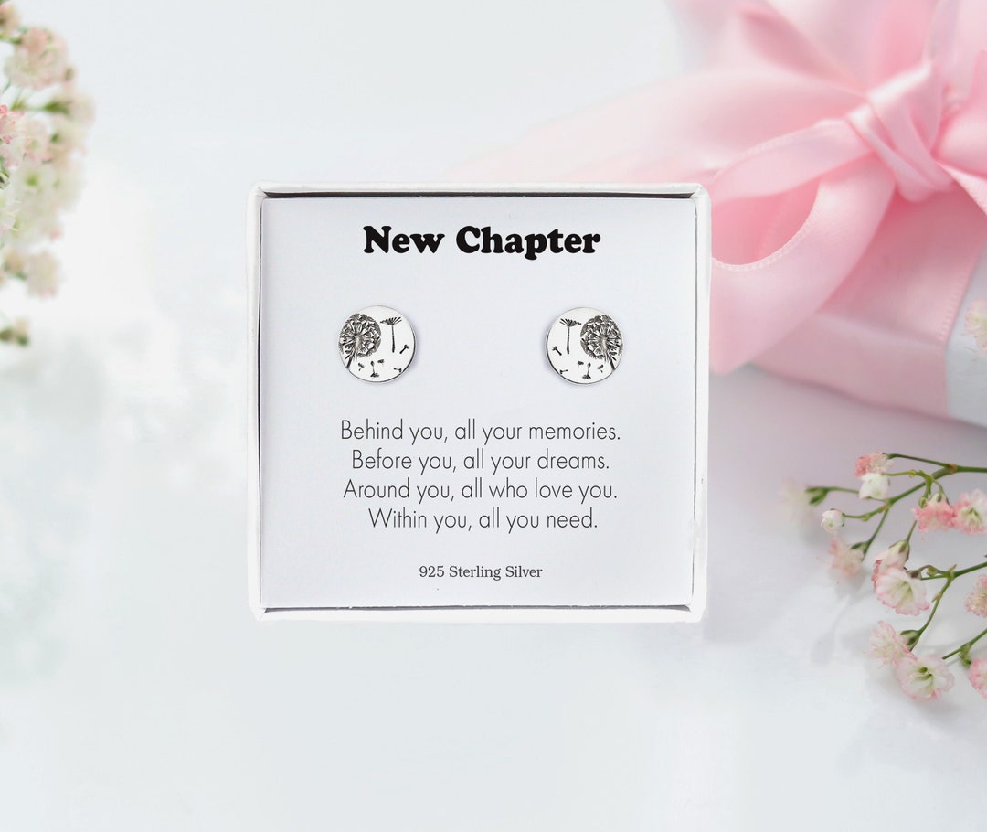 Divorced Gifts for Her, New Chapter Earrings Gift for Her, Friend Break ...