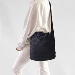 SYZY Packable Nylon Crossbody Tote: Portable Travel Shopping Bag - Etsy