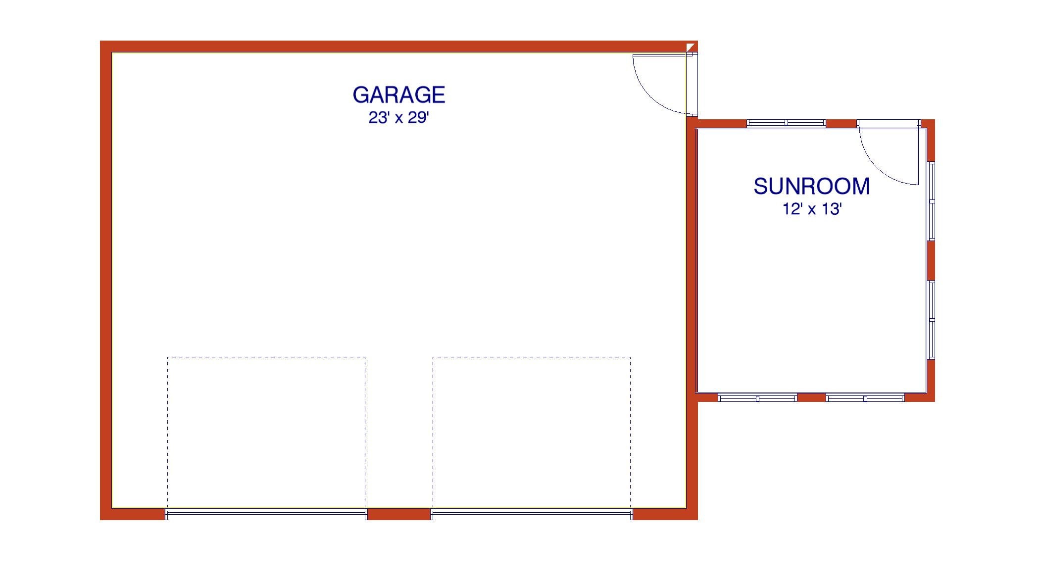 Garage / Sunroom Building Plan - Etsy