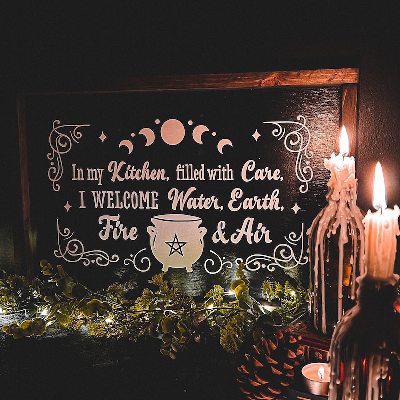 Kitchen Witch Sign - Etsy