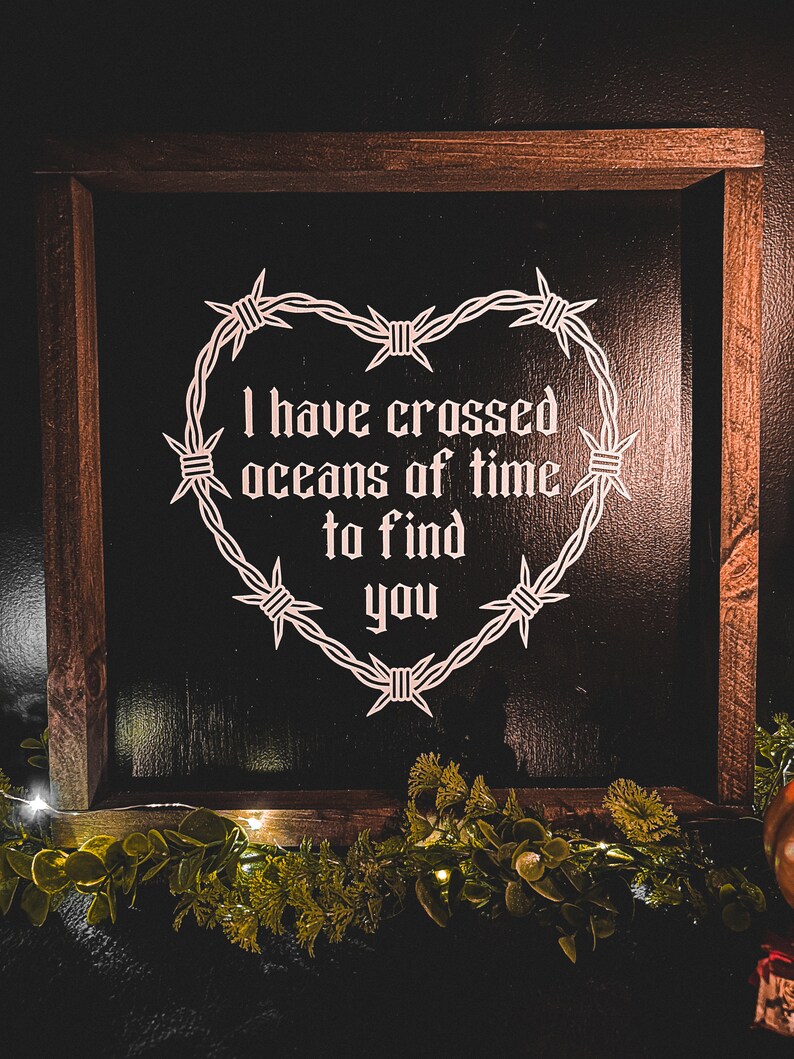 Dracula Quote Handmade Wooden Sign Oceans of Time Bram - Etsy Canada