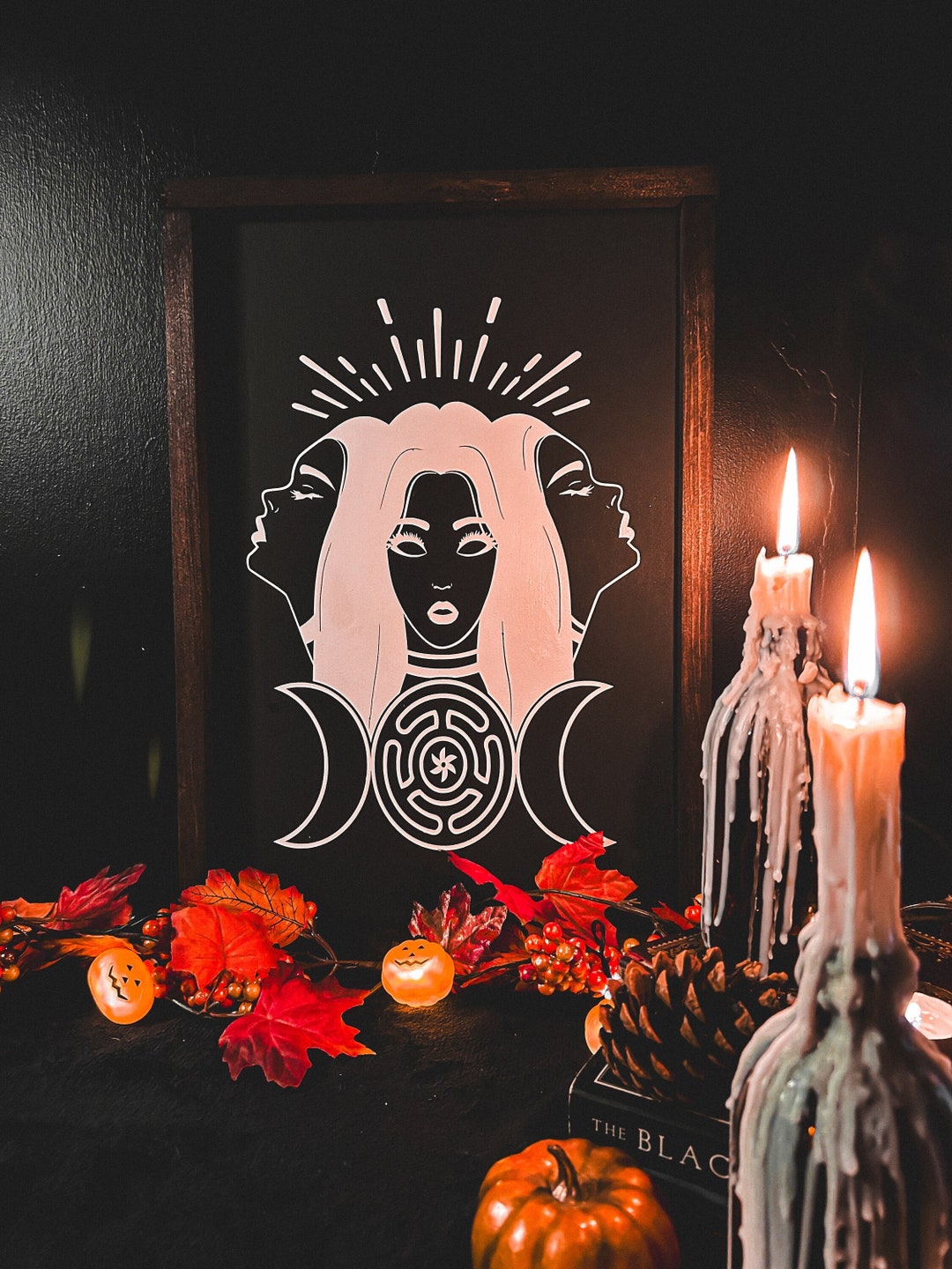 Greek Goddess Hecate Handmade Wooden Sign | Witch Home Decorations ...