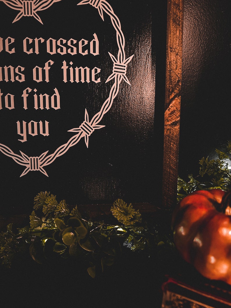 Dracula Quote Handmade Wooden Sign Oceans of Time Bram - Etsy Canada