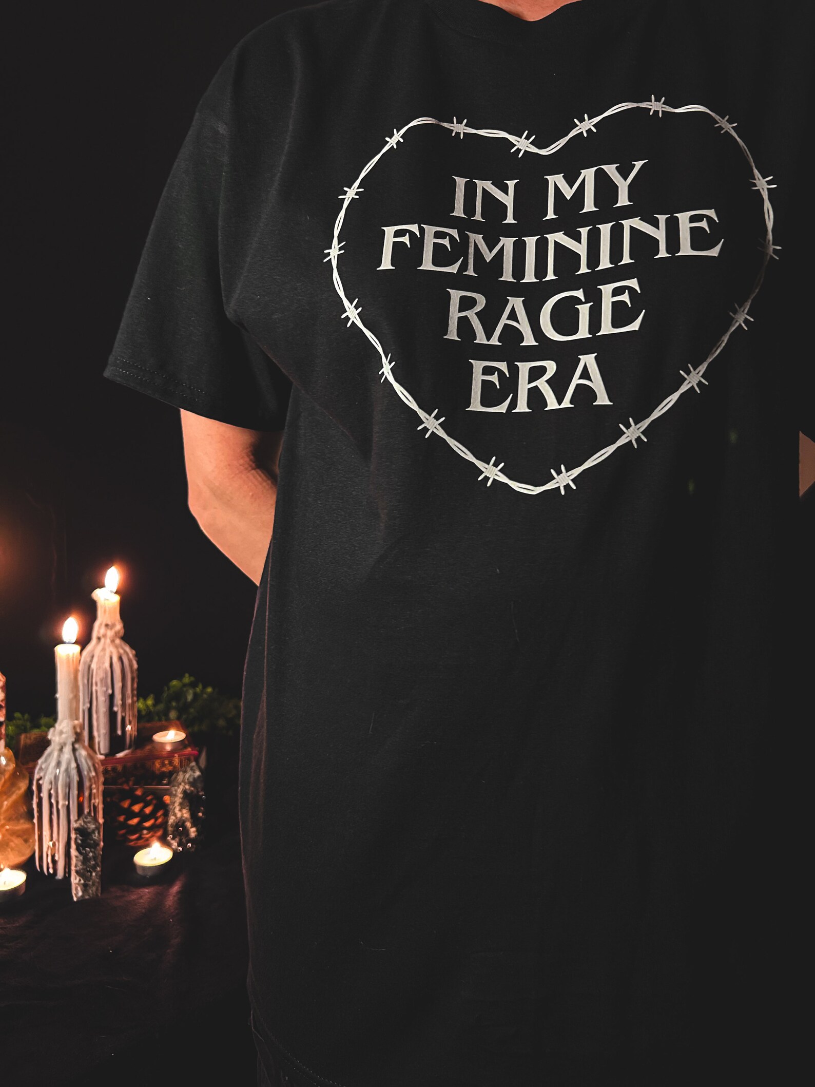 In My Feminine Rage Era T-shirt Feminist Punk Shirt Gothic Witchy ...