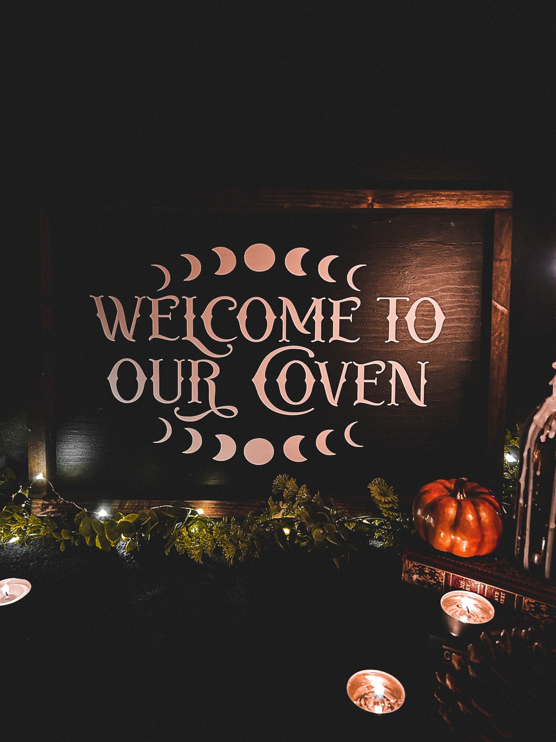 Welcome to Our Coven Wooden Sign Witchy Family Home Decor - Etsy Canada
