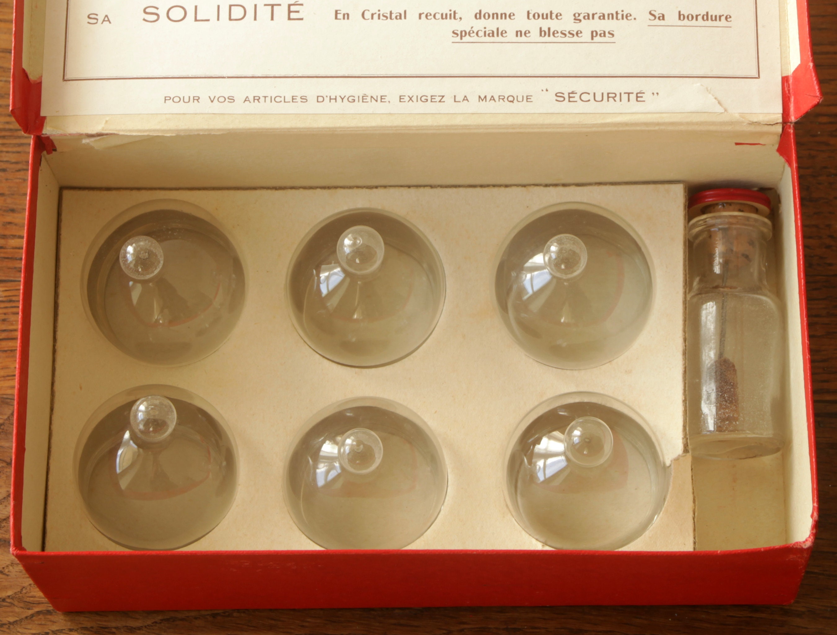 Vintage French Crystal Cupping Set in Original Box, Made in Paris - Etsy