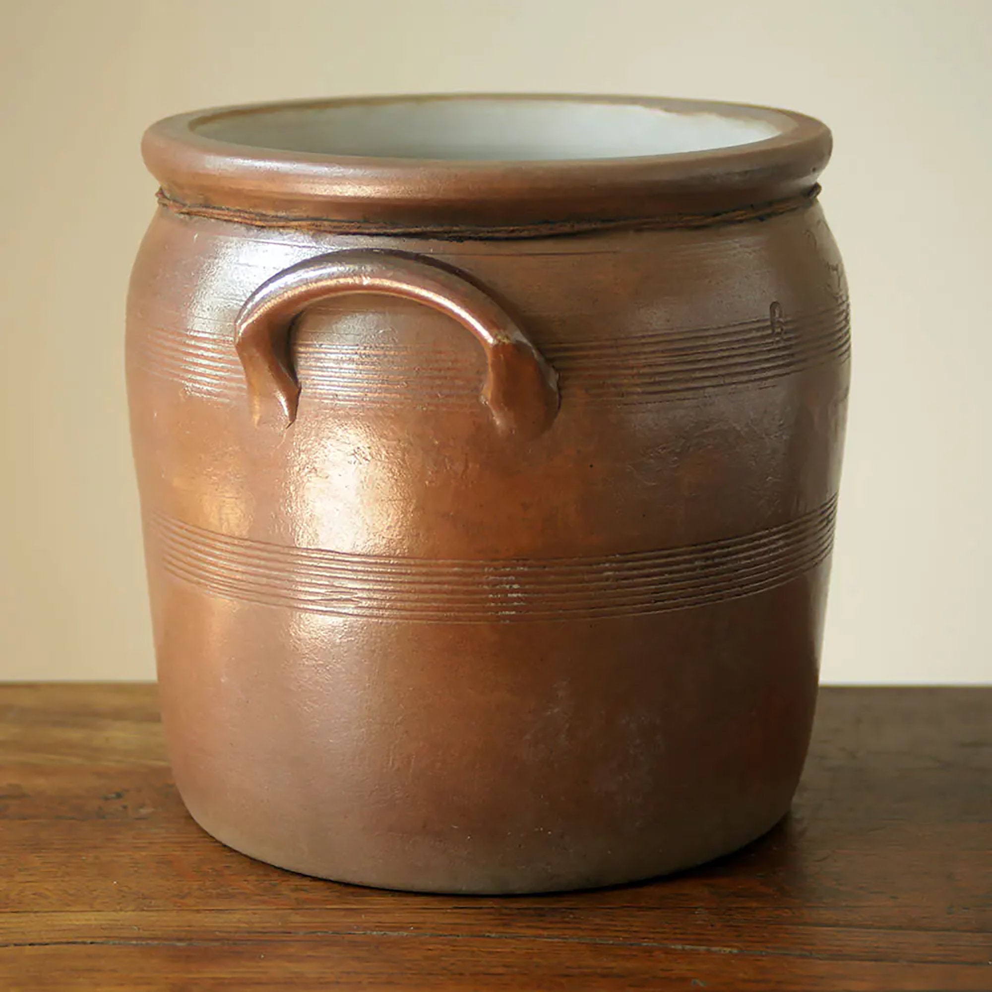 Vintage French Stoneware confiture Pot - Etsy