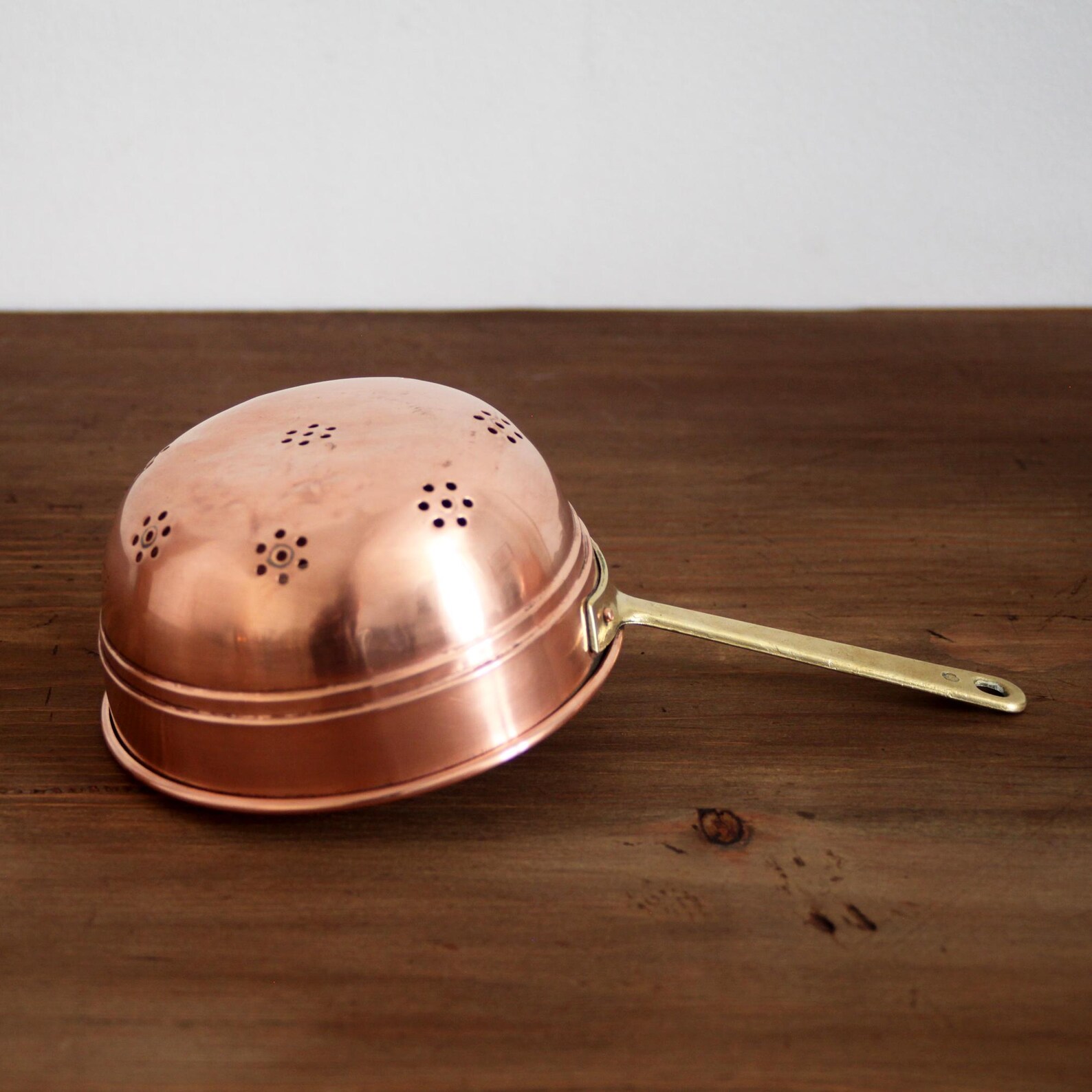 Vintage French Copper Strainers Set of 3 - Etsy