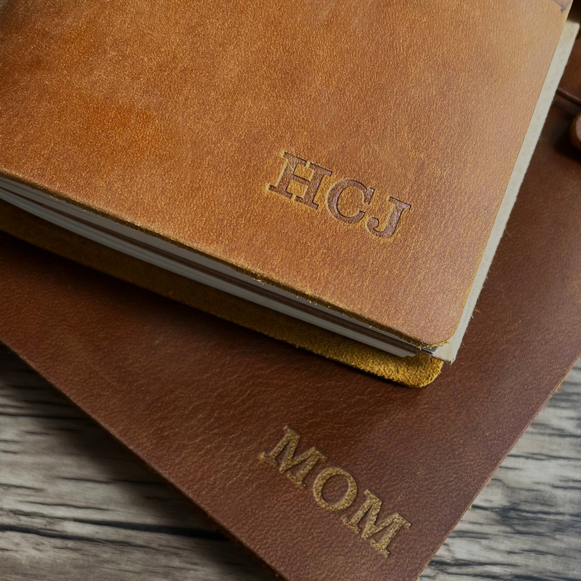 Custom Leather Journal Personalized Handmade Travel Leather - Etsy
