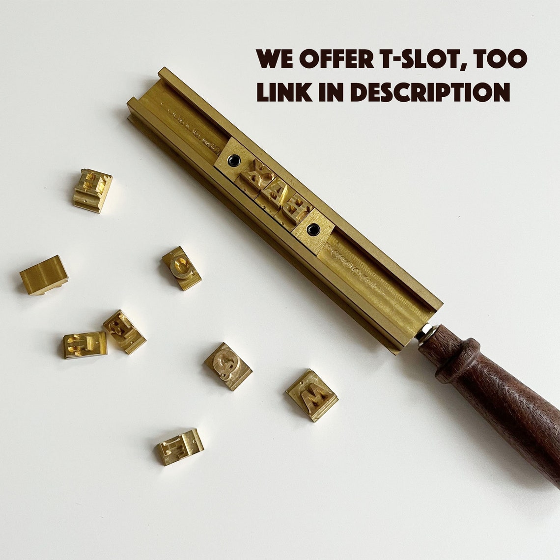 Brass Alphabet Letter Font Stamping Mold | 26pcs/set for Leather Hot ...