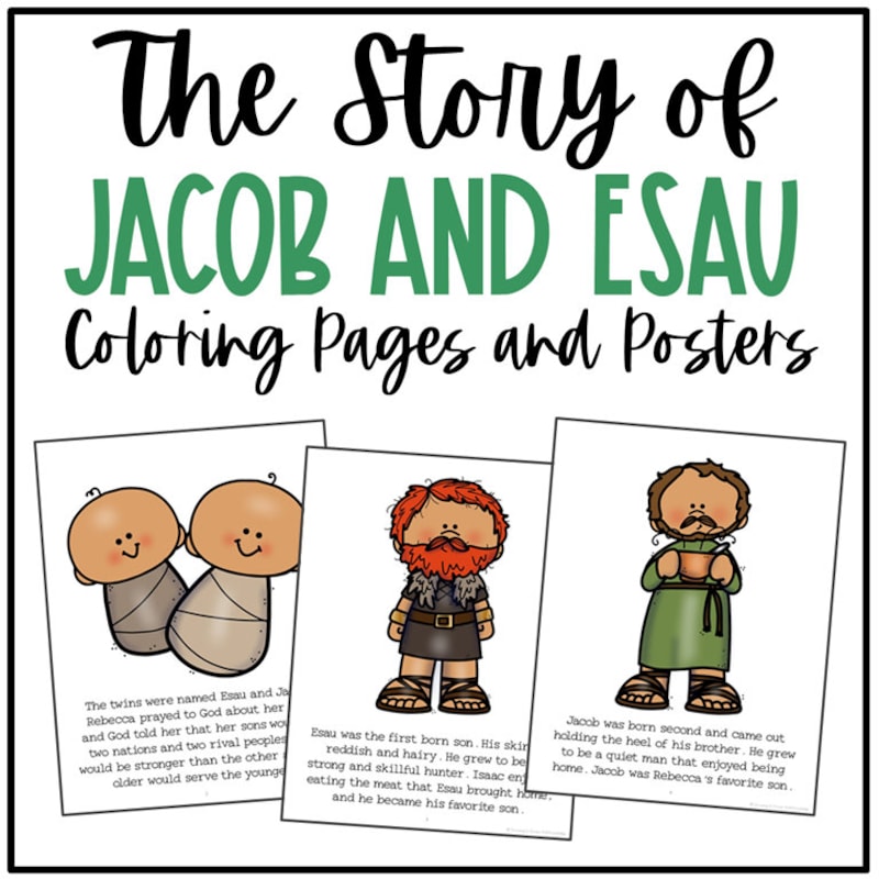 Jacob and Esau - Etsy
