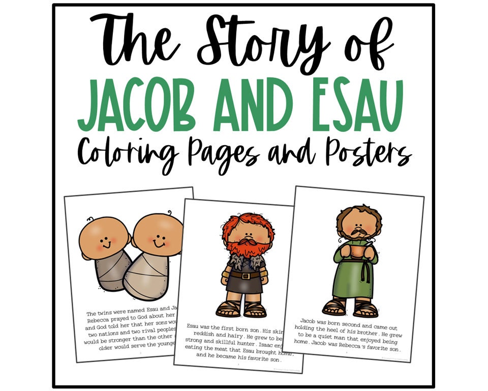 Jacob And Esau Blessing Coloring Pages [2025]