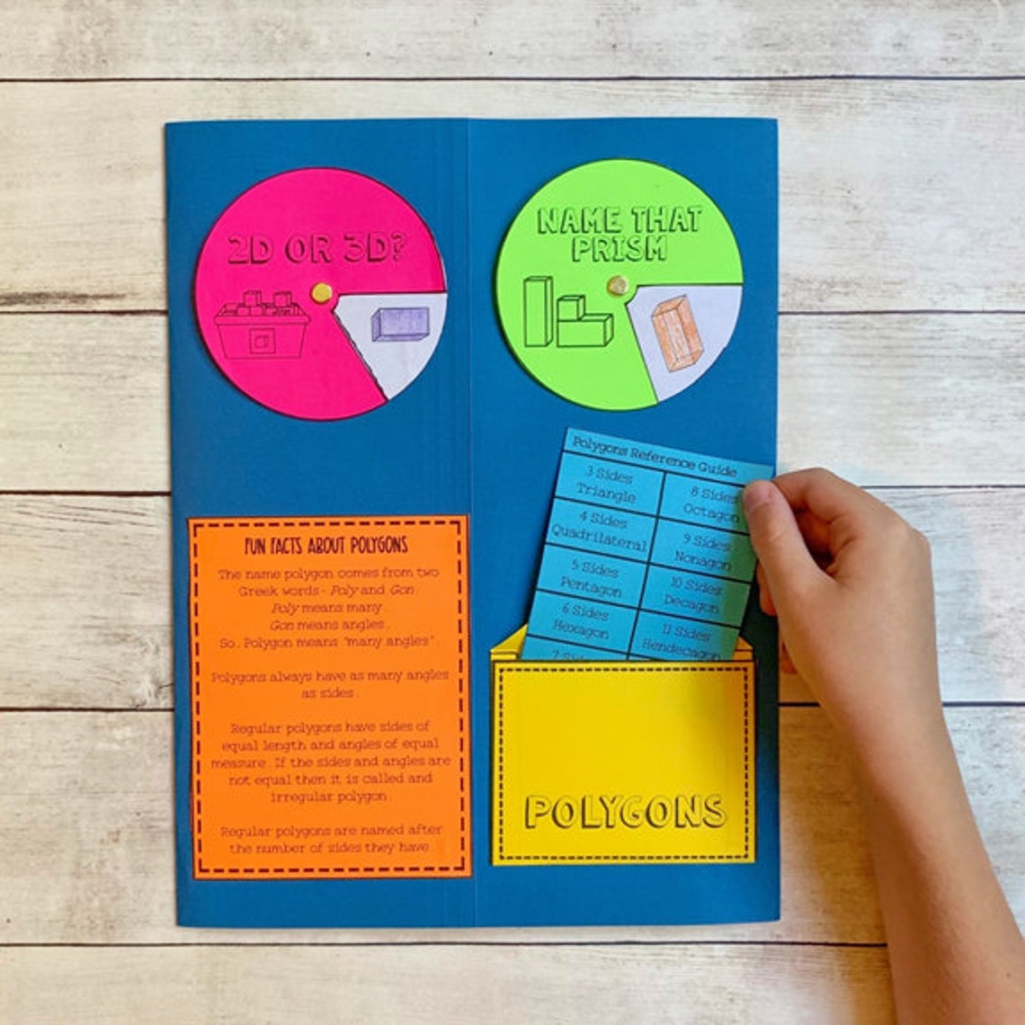 Geometric Shapes | Lapbook and Interactive Notebook - Etsy