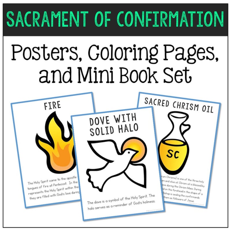 Confirmation Colouring Book - Etsy
