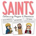 CATHOLIC SAINTS Biography Coloring Pages and Posters - Etsy