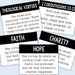 Theological and Cardinal Virtues Posters and Mini Book Set - Etsy