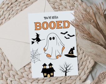 Printable You've Been Booed Game You've Been Booed Halloween Game You ...