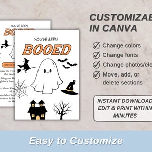 You've Been Booed Halloween Printable | "you've Been Boo'd | Halloween ...