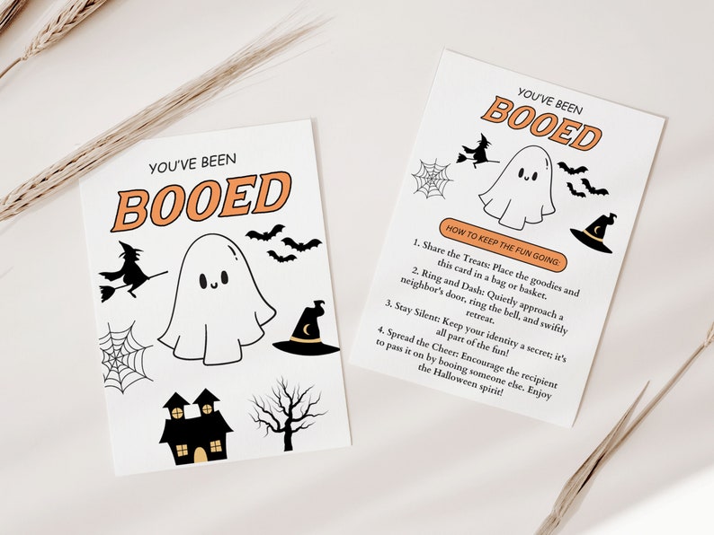 You've Been Booed Halloween Printable | "you've Been Boo'd | Halloween ...