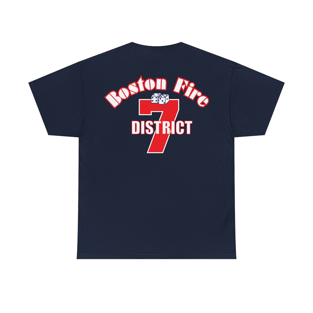 Boston Fire Department District 7 Dorchester Heavy Cotton Tee Shirt - Etsy